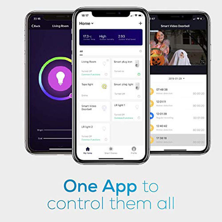 TCP Classic Smart WiFi LED RGB-W 860 Lumen Bulb - 3 Pack | Costco UK