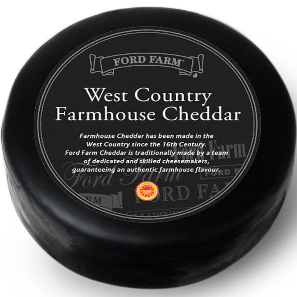 Ford Farm Handmade Black Waxed West Country Farmhouse Cheddar, 2 x 900g ...