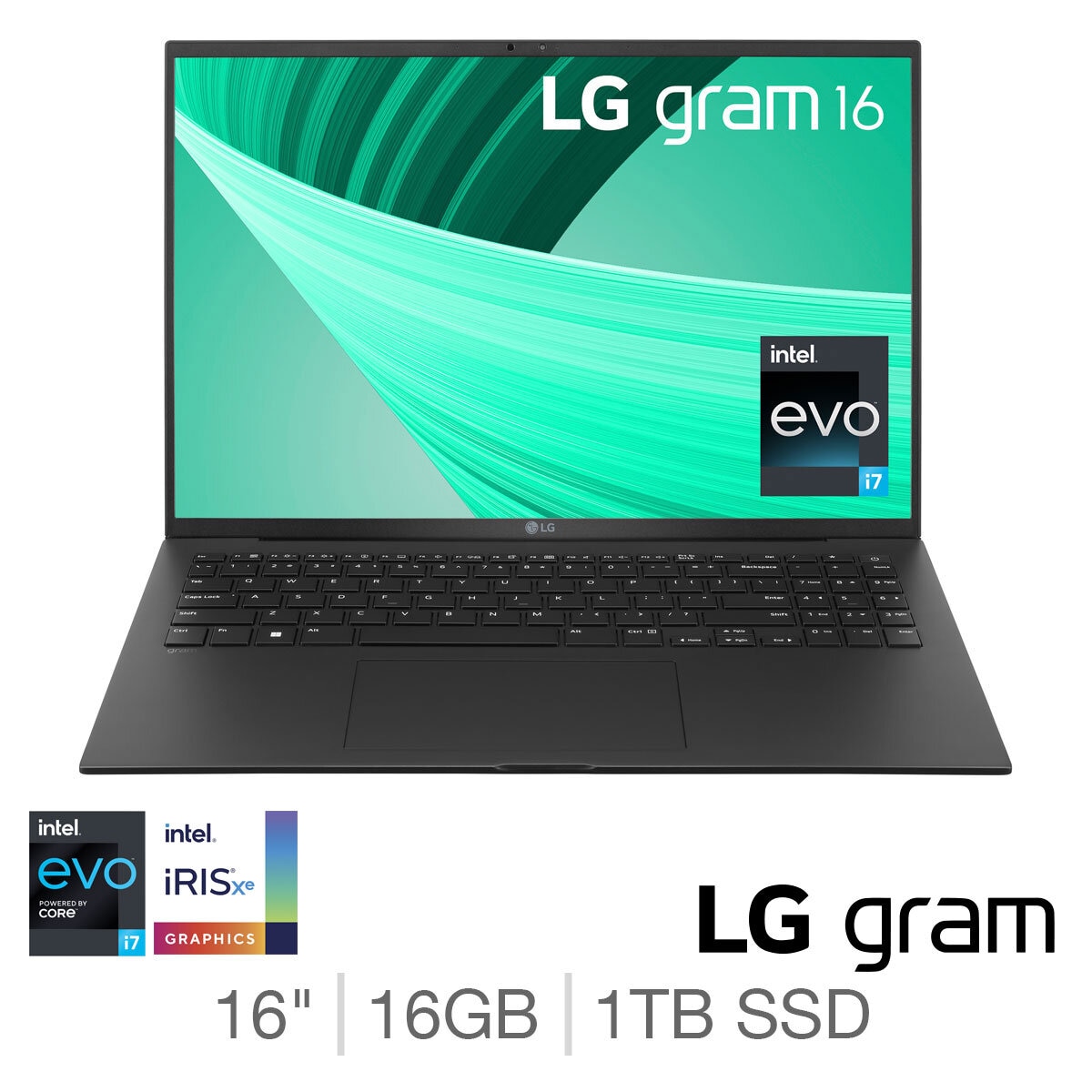 LG Gram, Intel Core i7, 16GB RAM, 1TB SSD, 16 Inch Ultra-...