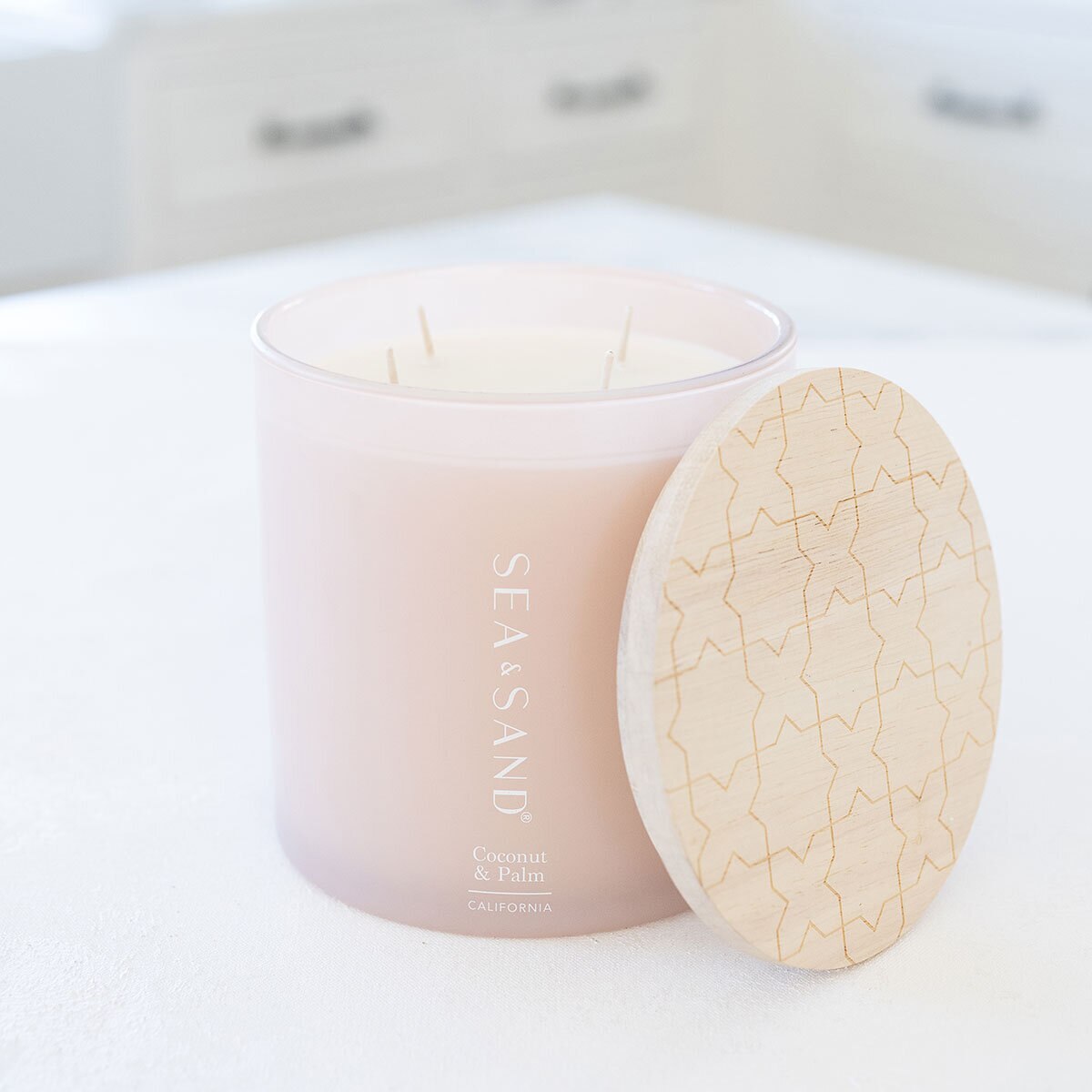 Sea & Sand Fragranced Candle, 1.5kg in Coconut and Palm F...