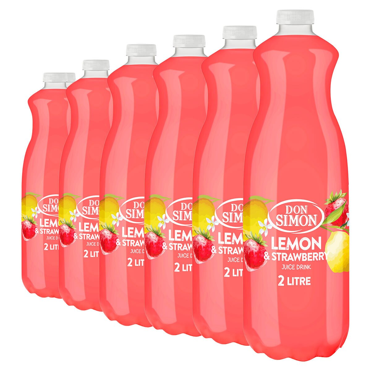 Don Simon Lemon & Strawberry, 6 x 2L |Costco UK | Costco UK