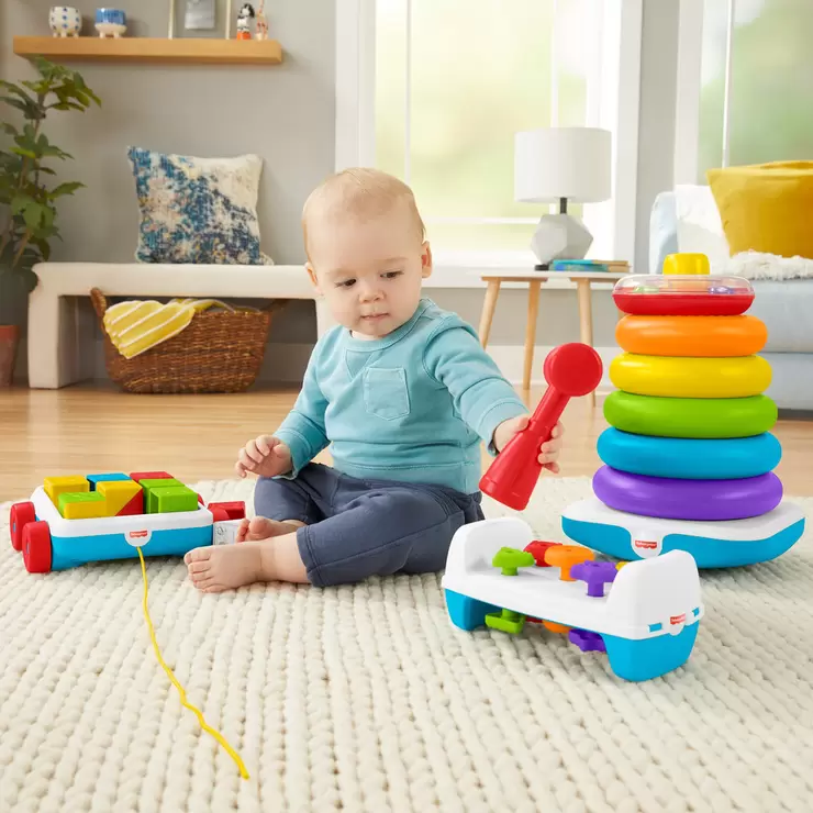 Fisher Price Rockin Fun Toy Trio Set 6 Months Costc