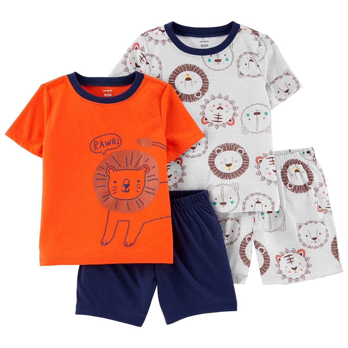 Carters 4 Piece PJ Set in Tiger | Costco UK