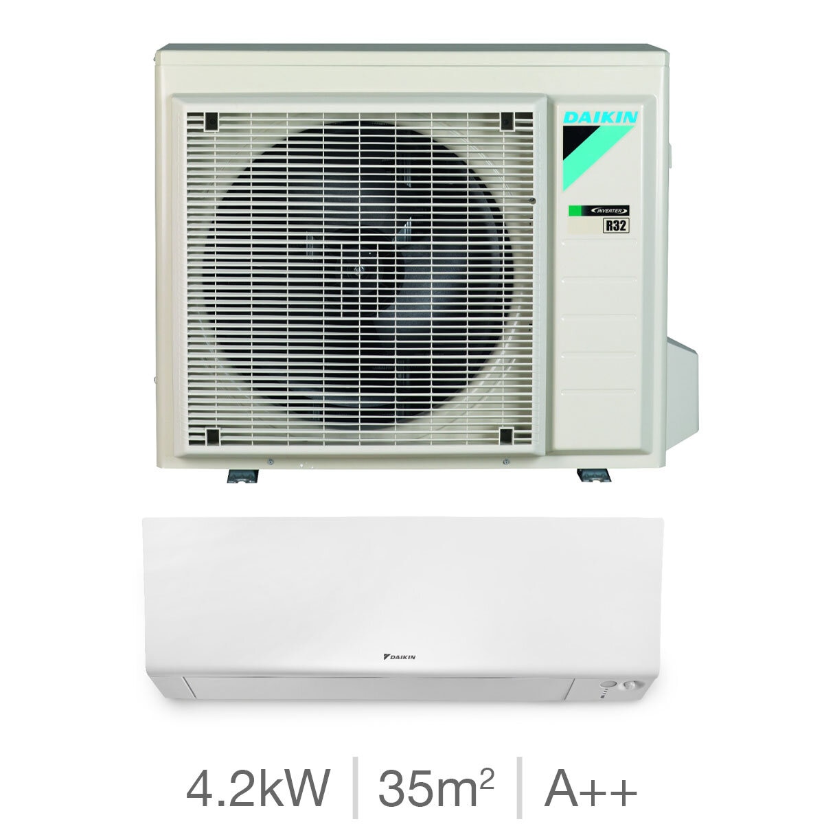 Installed Daikin Perfera 4.2kW Single Split Air Condition...