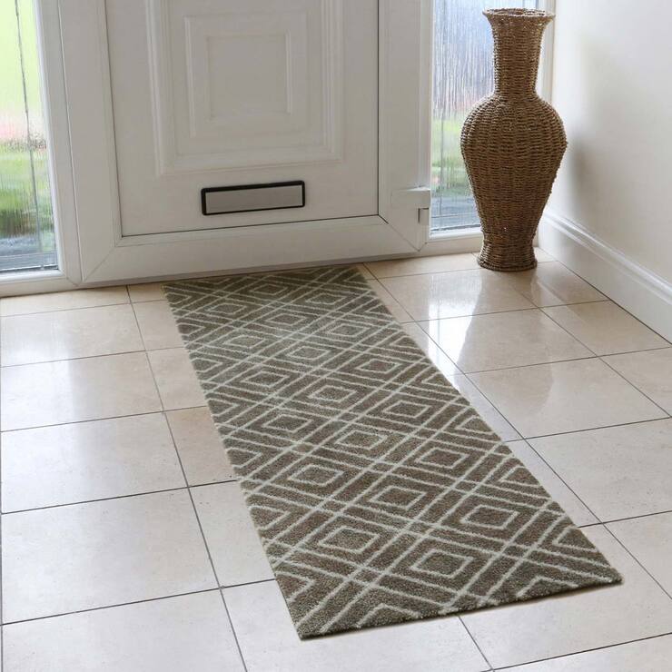 JVL Mega Doormat and Runner Mat Pack in Small Diamond Design | Costco UK