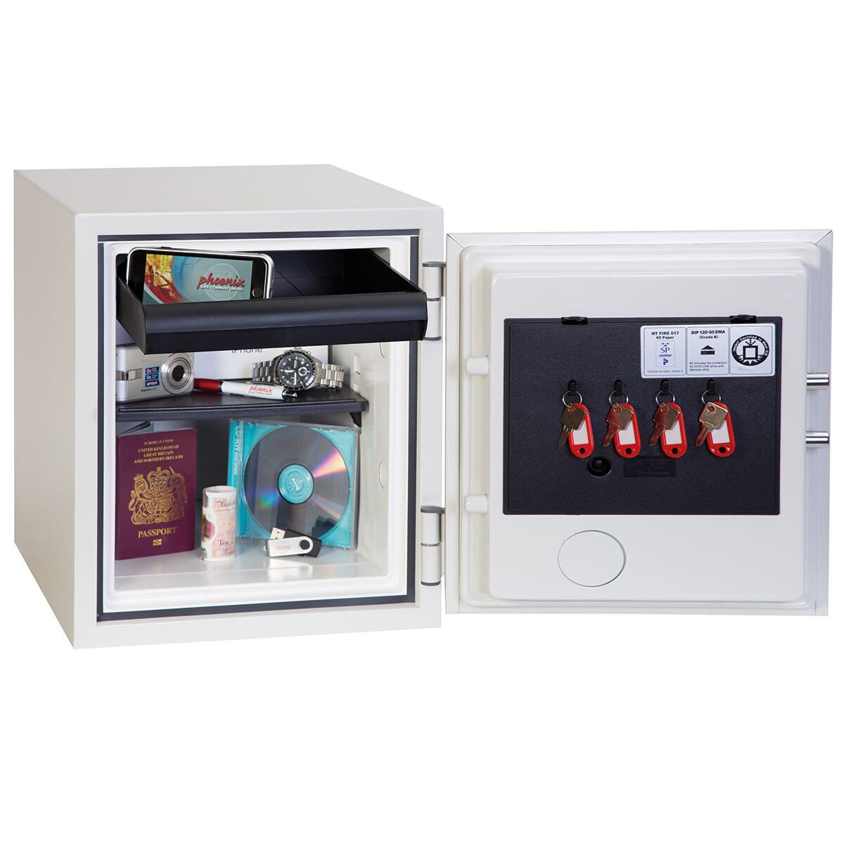 Phoenix Titan FS1282E Fire and Security Safe with Electronic Lock, 25 ...