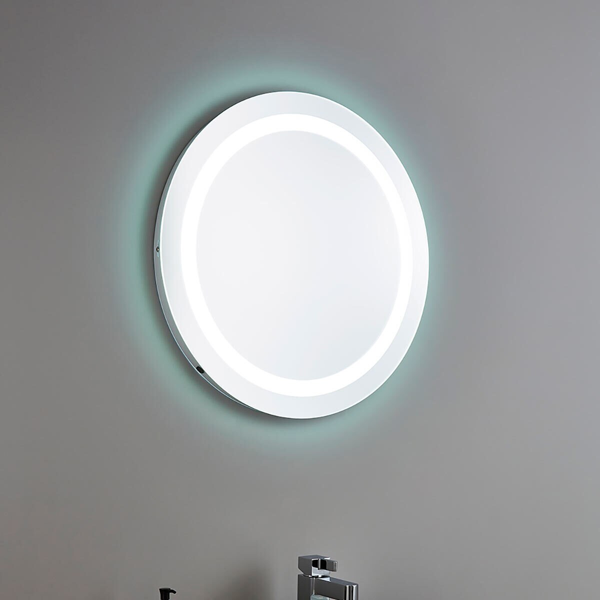 SPA Nyx Round 12W LED Mirror, 60 x 3.5 cm | Costco UK