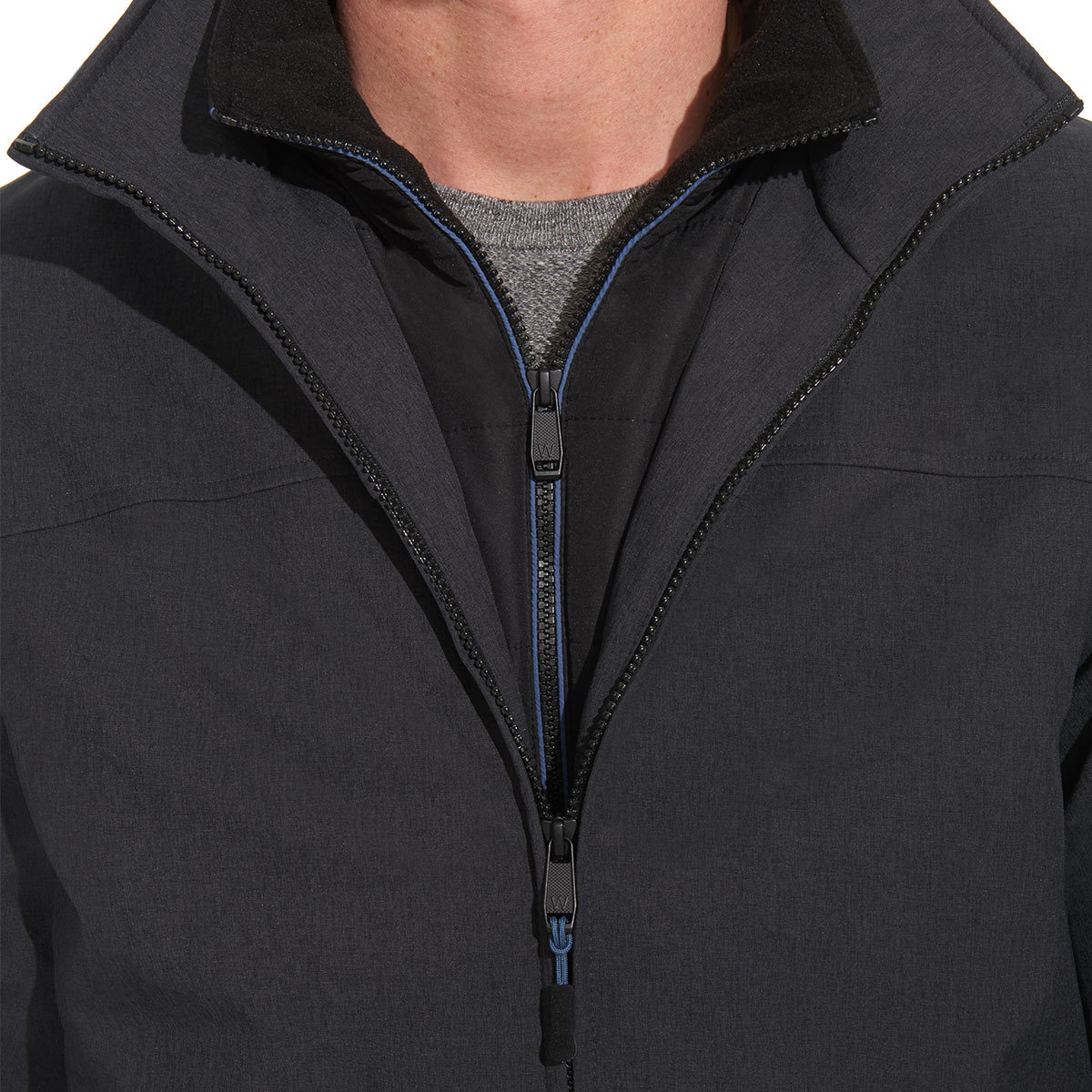 Weatherproof Men's Ultra Tech Jacket with Stretch in Charcoal Heather ...