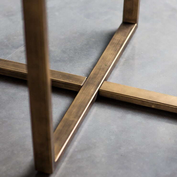 Emperor Brown Marble Dining Table | Costco UK