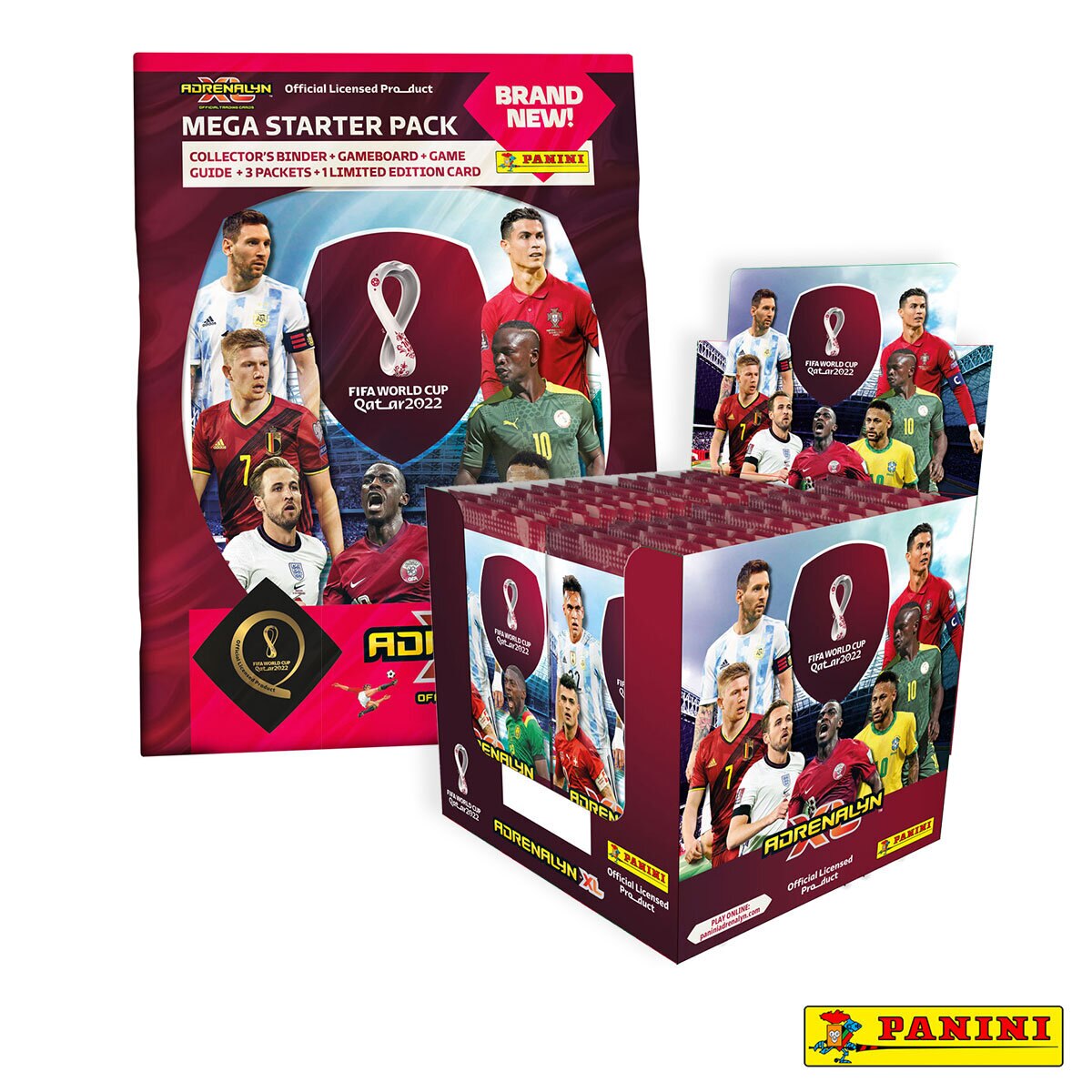 Panini FIFA World Cup Qatar 2022 Adrenalyn XL Mega Starte...