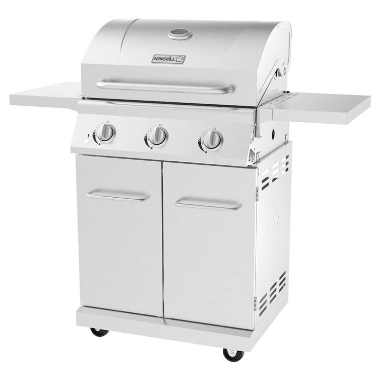 Nexgrill 3 Burner Stainless Steel Gas Barbecue + Cover | Costco UK