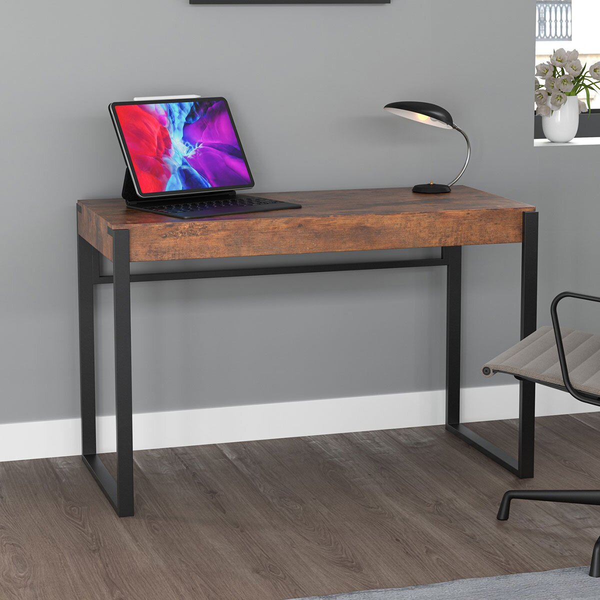 AVF Ridgewood Desk, Dark Wood | Costco UK