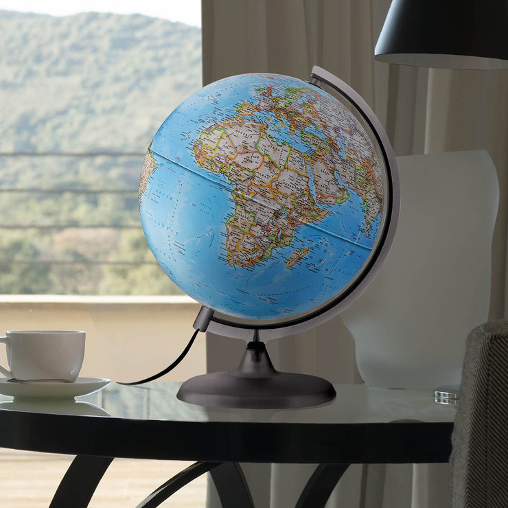 National Geographic 25cm Classic Illuminated Globe in Blue | Costco UK