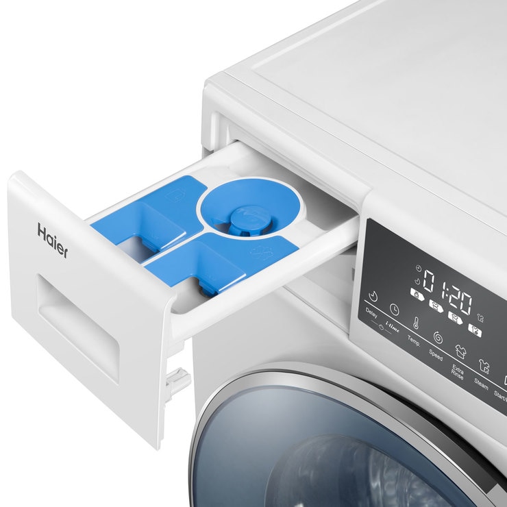 Haier HW100-B14876, 10kg, 1400rpm Washing Machine A+++-50% Rating in ...