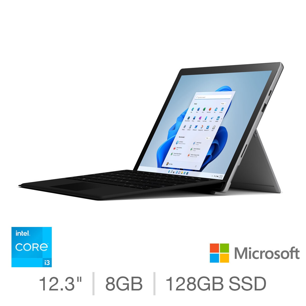 Microsoft Surface Pro 7+, Intel Core i3, 8GB RAM, 128GB S...