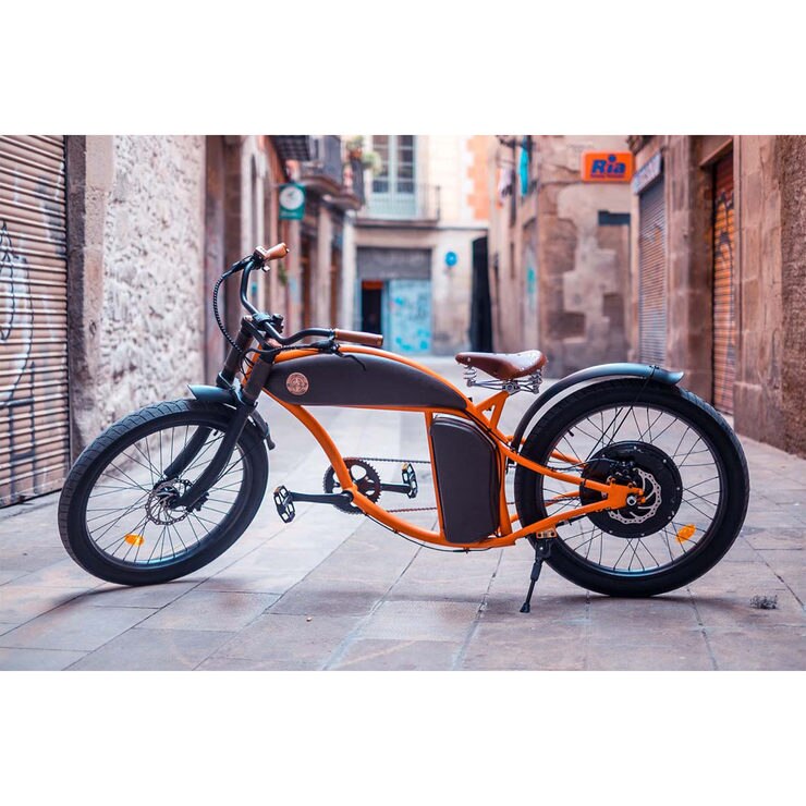 Rayvolt Cruzer V3 E-Bike with Lights, Rear View Mirrors, Leather Bag ...