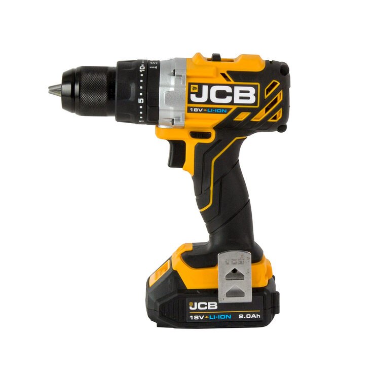 JCB Tools Professional 8 Piece 18V Power Tool Kit with 6 Lithium-ion ...