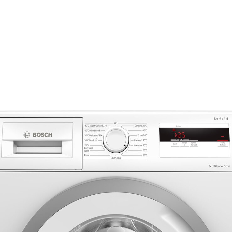 Bosch WAN28081GB, 7kg, 1400rpm Washing Machine A+++ Rating in White ...