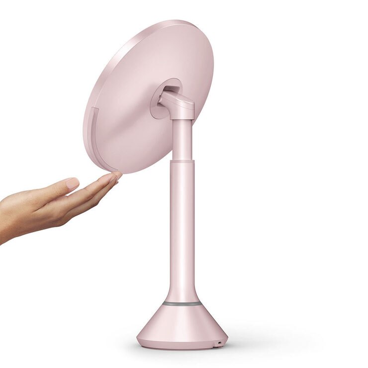 simplehuman LED Sensor Mirror, Pink ST3029 | Costco UK