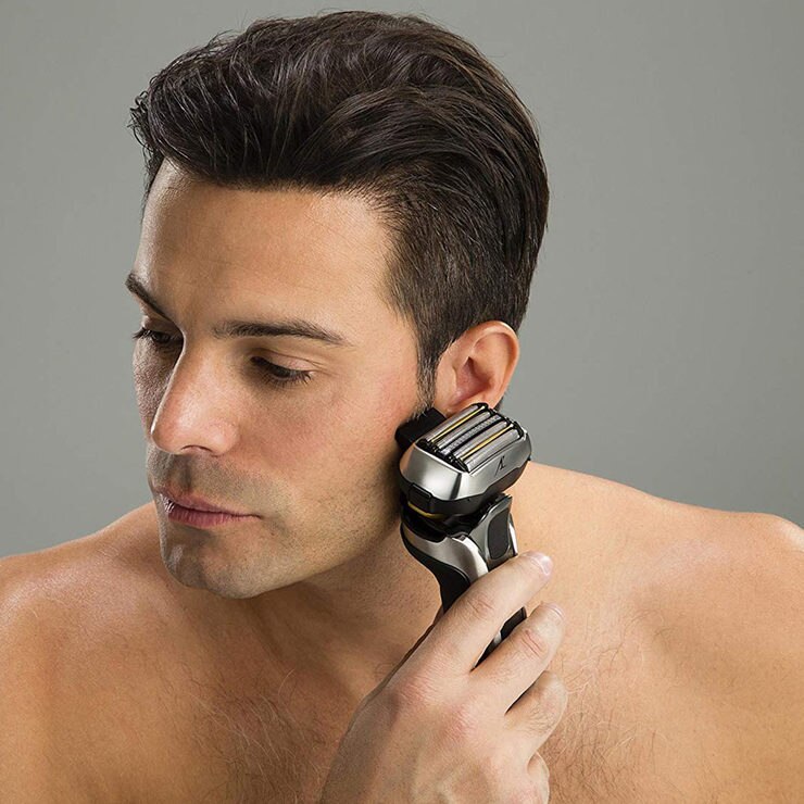 Panasonic ES-LV9Q Men's Electric Wet & Dry Shaver with Cleaning ...