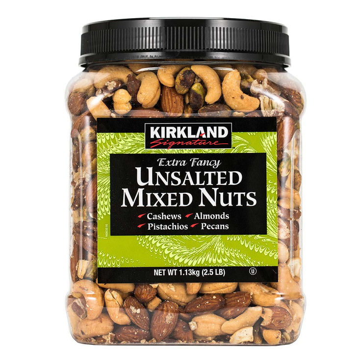 Kirkland Signature Extra Fancy Unsalted Mixed Nuts, Half Pallet Deal ...