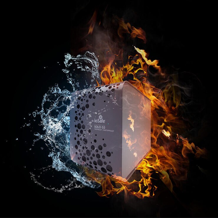 ioSafe Solo G3 Disaster Proof Data Storage 4TB capacity includes 2 ...