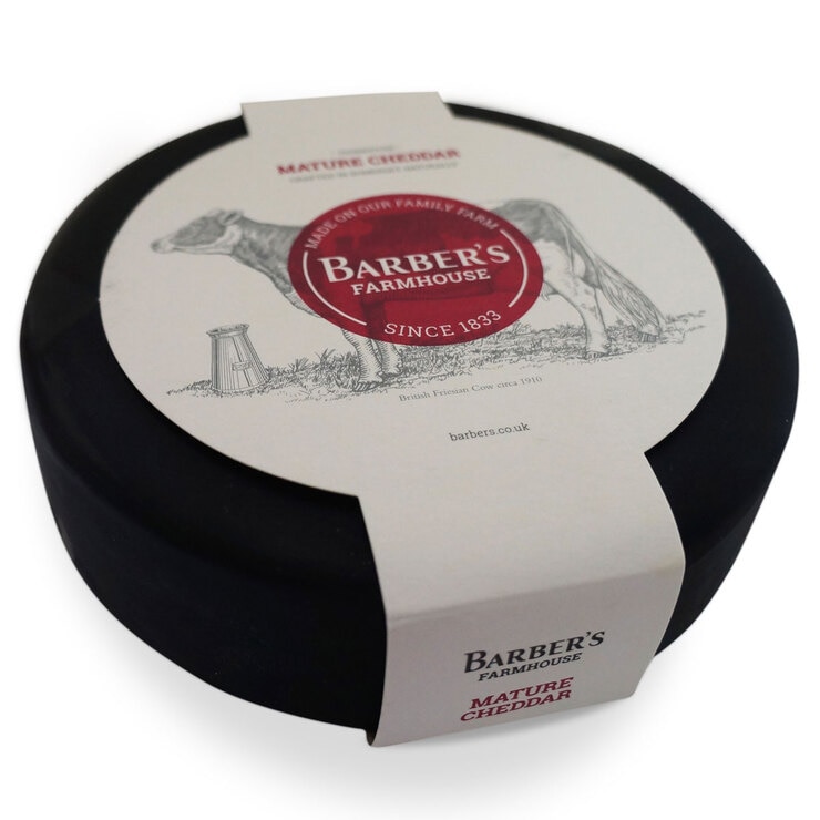 Barber's Farmhouse Black Waxed Mature Cheddar, 2 x 900g | Costco UK