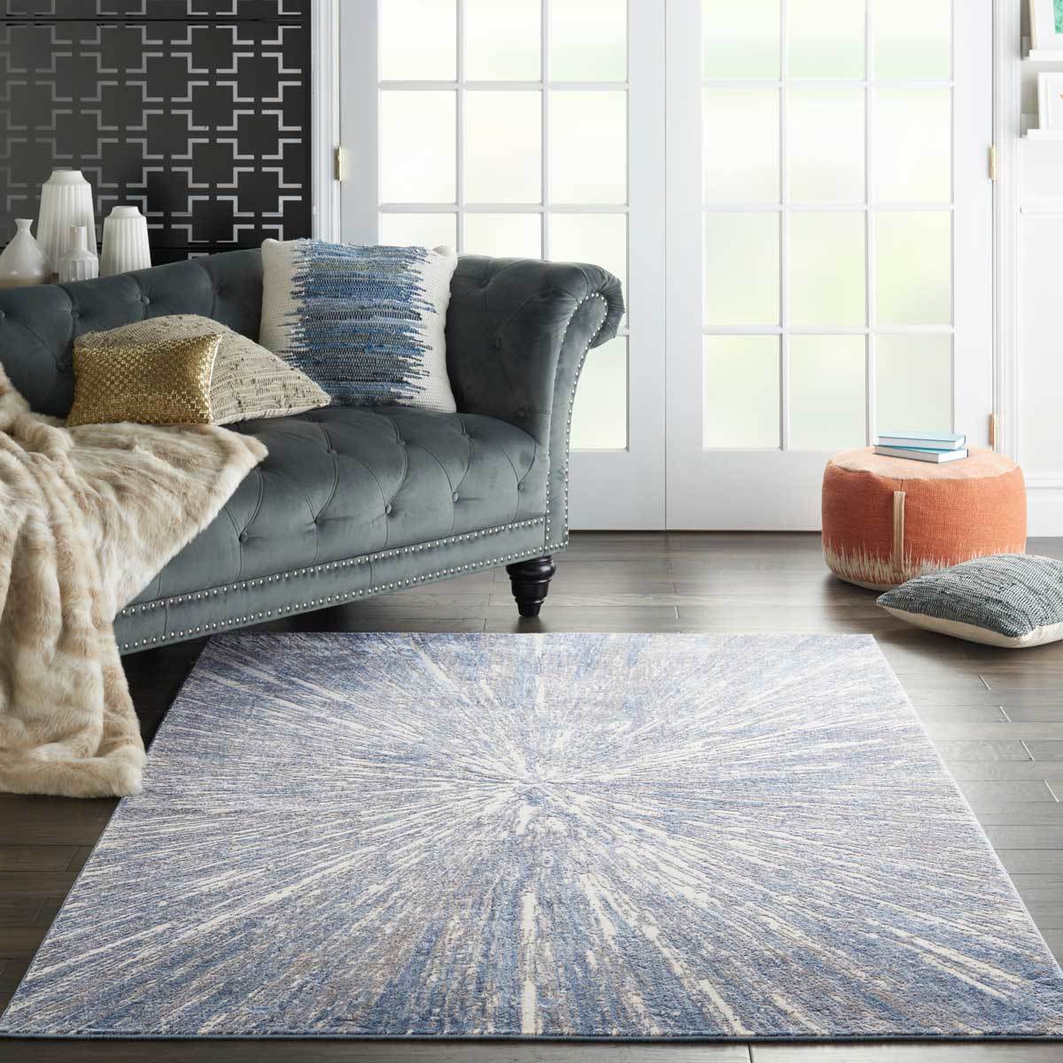 Silky Textures Cosmic Starburst Rug in 2 Sizes | Costco UK