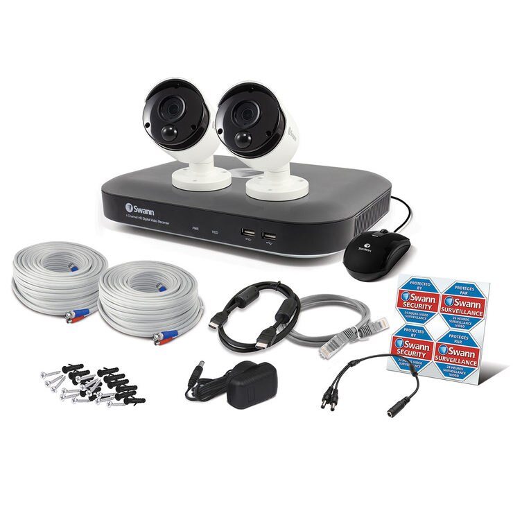 Swann DVR4-4980 4 Channel Digital Video Recorder with 2 x 5MP PRO ...