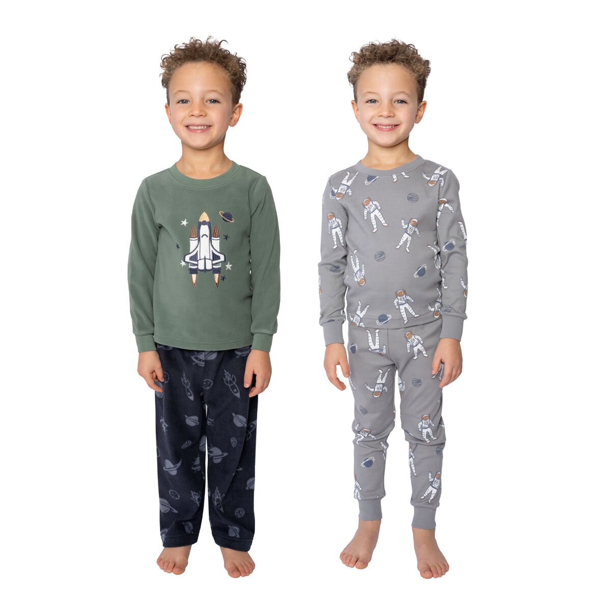 Pekkle Kids Fleece Pyjama 2 Piece in Space, 5 Years | Cos...