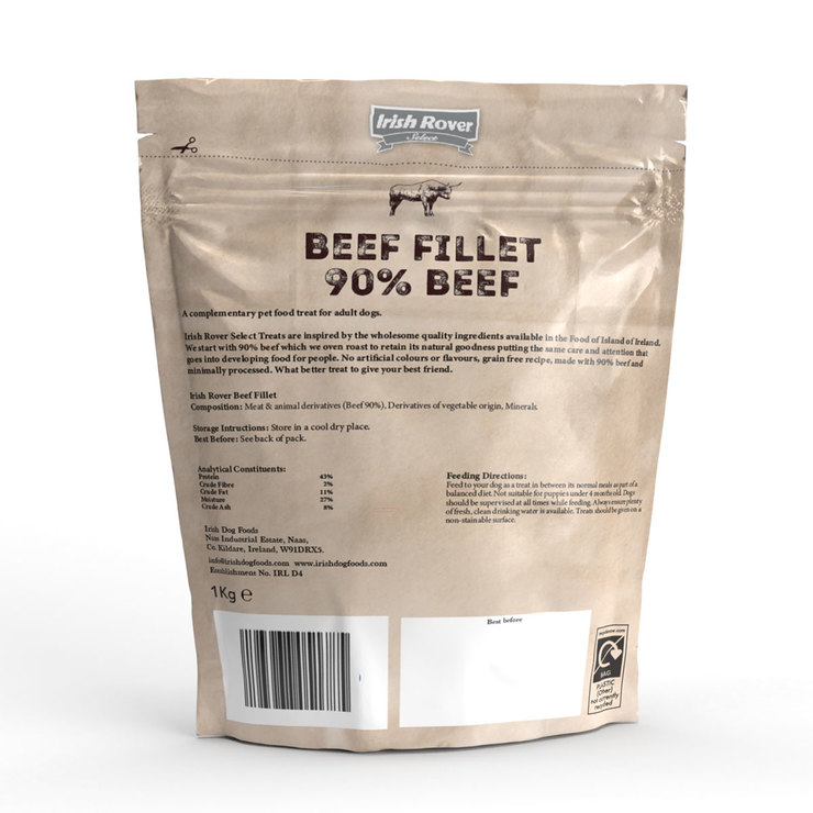 Irish Rover Beef Fillet Treats, 1kg | Costco UK