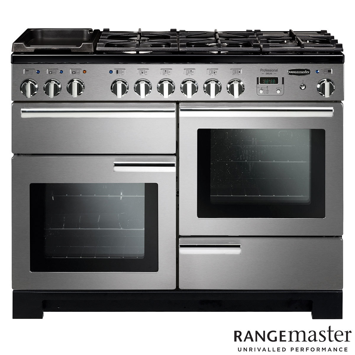 Rangemaster Professional 110cm Dual Fuel Range Cooker A Rating in 3 ...
