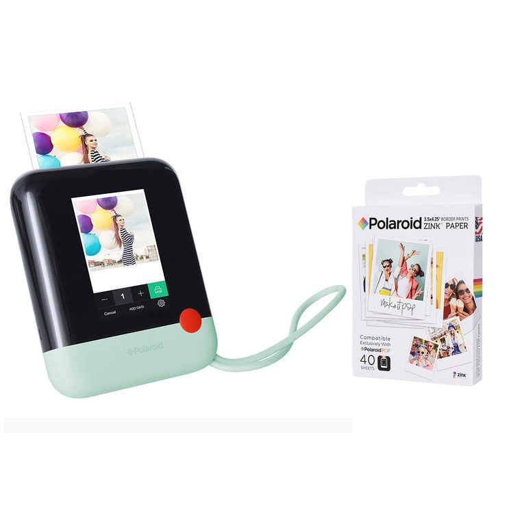 Polaroid POP Instant Digital Camera with Polaroid Zink (Zero Ink) Photo ...
