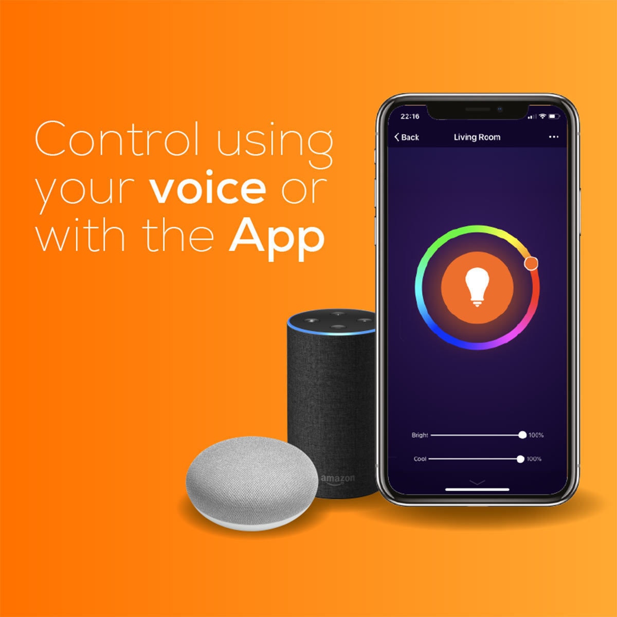 TCP Classic Smart WiFi LED RGB-W 860 Lumen Bulb - 3 Pack | Costco UK