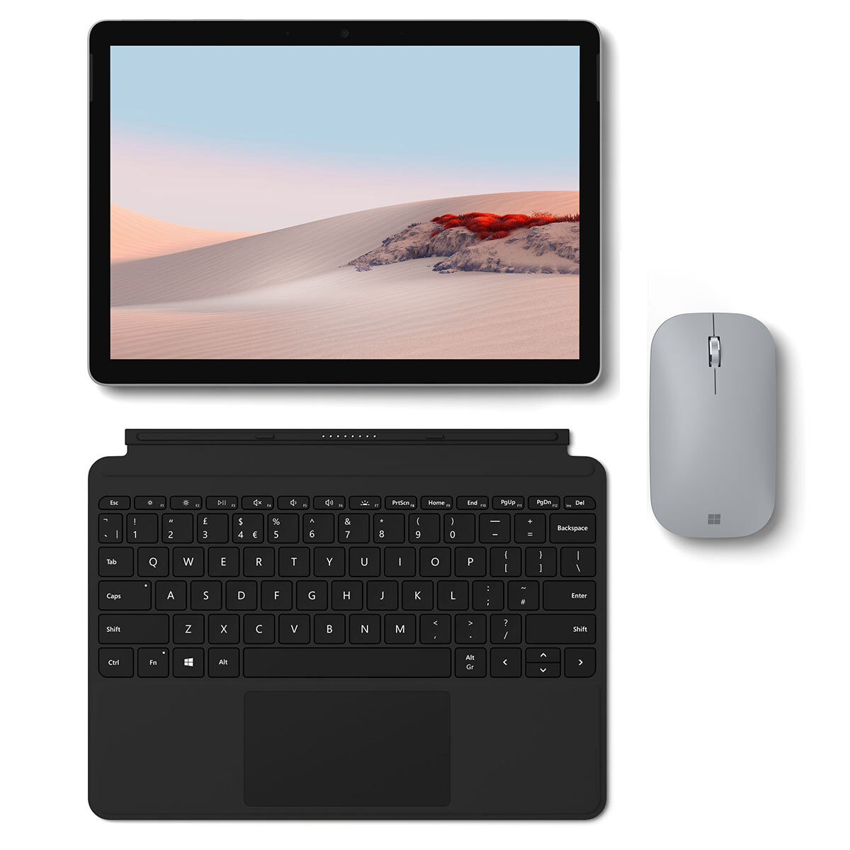 Microsoft Surface Go 2, Intel Pentium Gold, 4GB RAM, 64GB eMMC, 10.5 ...