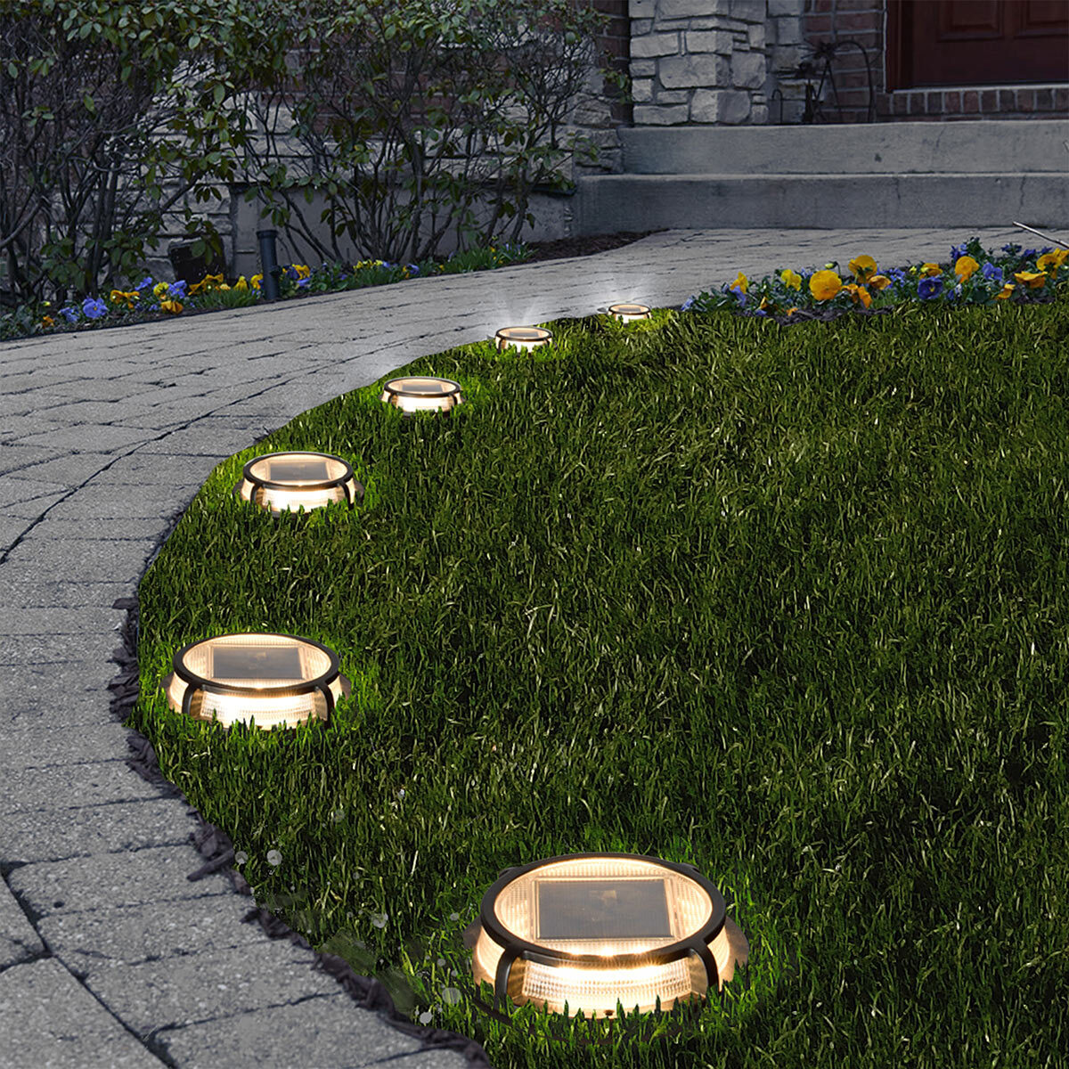 Sterno Home Solar LED Surface Lights, 4 Pack | Costco UK