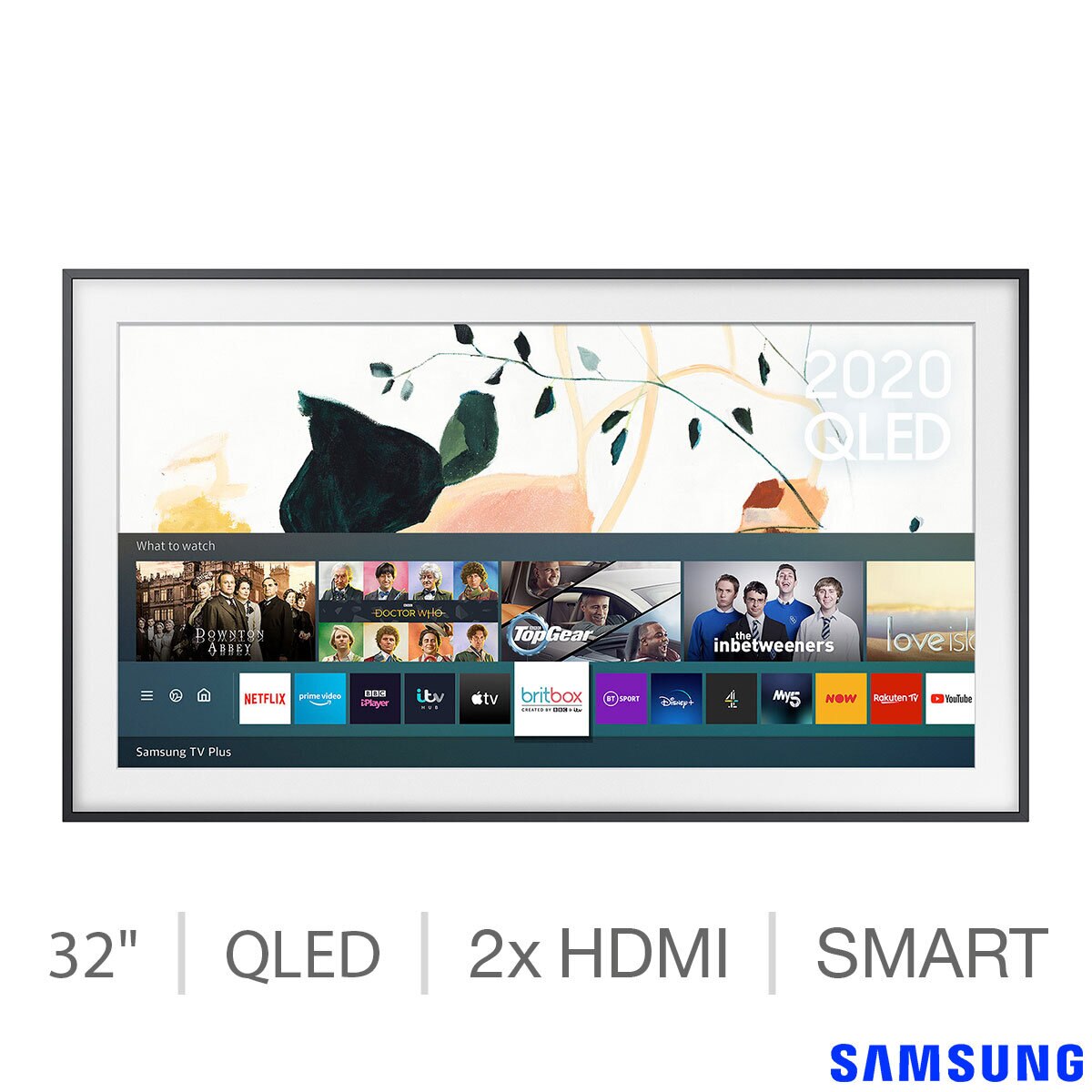 Samsung QE32LS03TCUXXU, The Frame, 32 Inch QLED Full HD S...