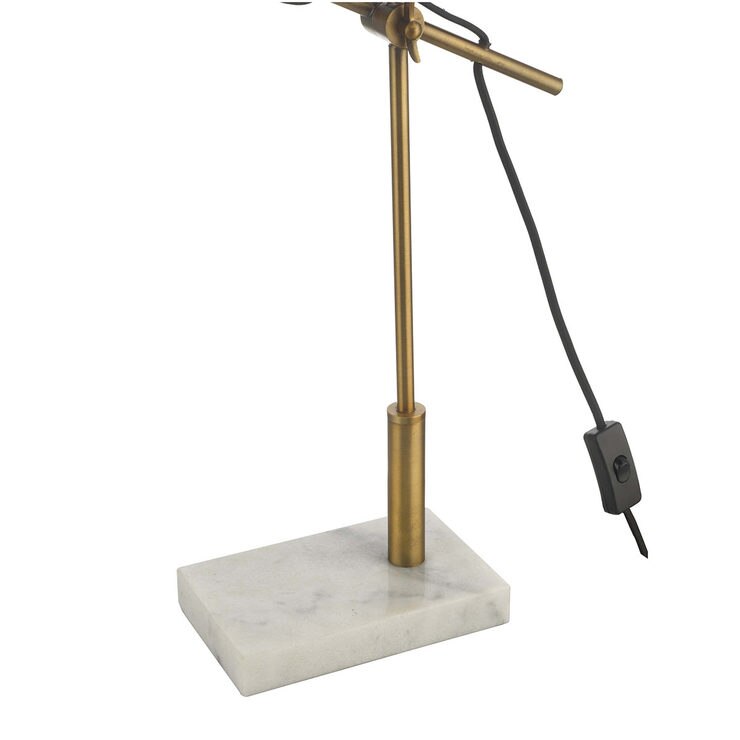 Mendal Bronze & Marble Task Lamp | Costco UK