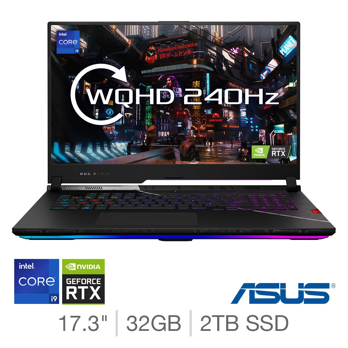 ASUS ROG Strix, Intel Core i9, 32GB RAM, 2TB SSD, NVIDIA ...