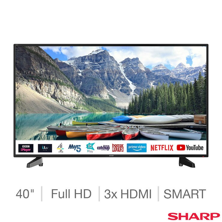 Sharp 2T-C40BG2KE1FB 40 Inch Full HD Smart TV | Costco UK