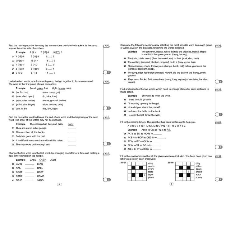 Bond 11+ Verbal Reasoning Assessment Papers 3 Pack, Age 10-11 | Costco UK
