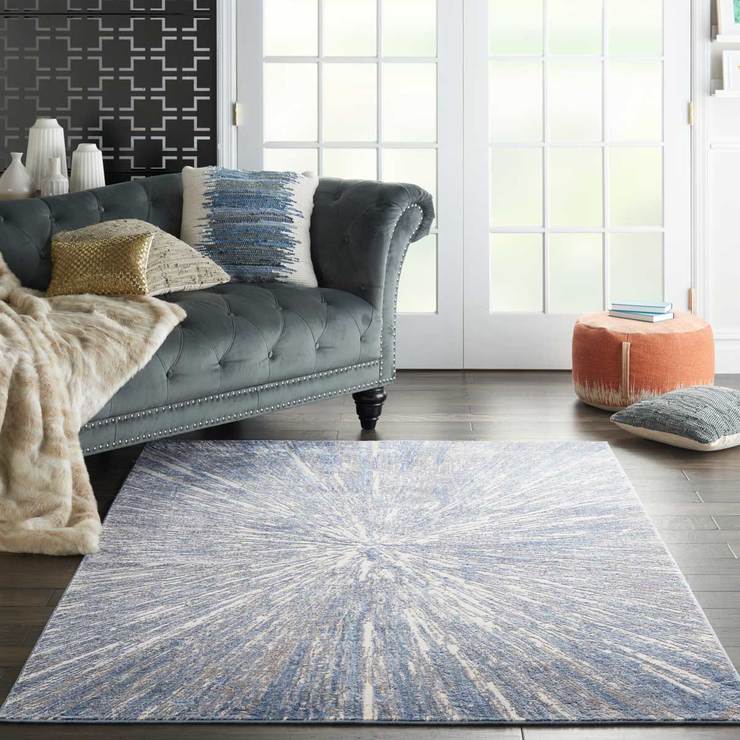 Silky Textures Cosmic Starburst Rug in 2 Sizes | Costco UK