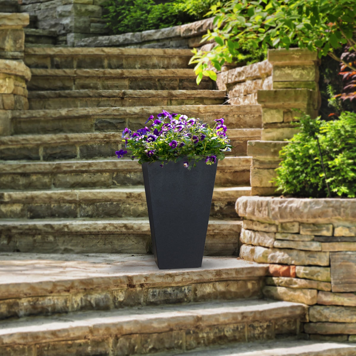 Vitae 19.6" (50cm) Sonata Slate Effect Planter | Costco UK
