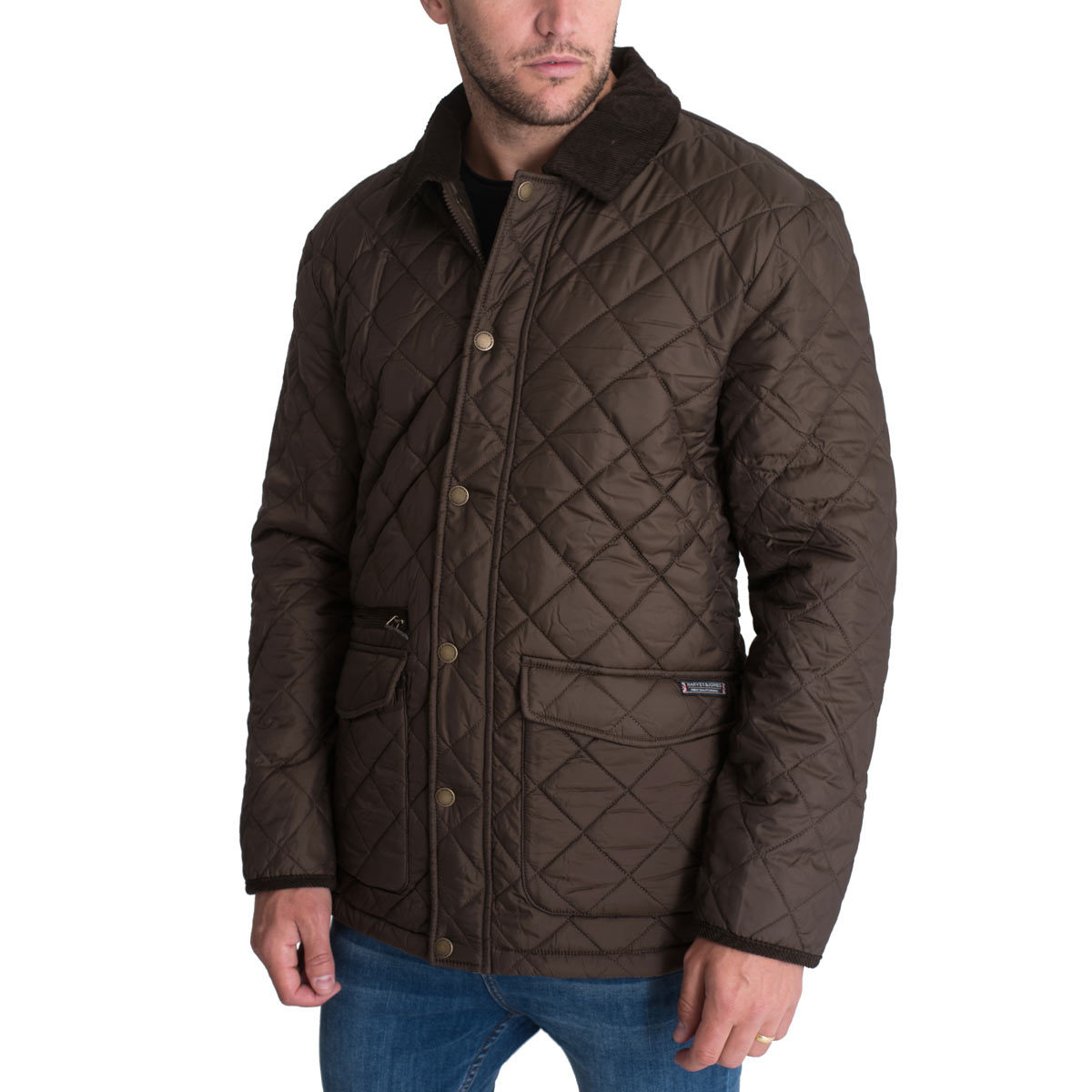 Harvey & Jones Harwood Men's Jacket in Coffee, Extra Large | Costco UK