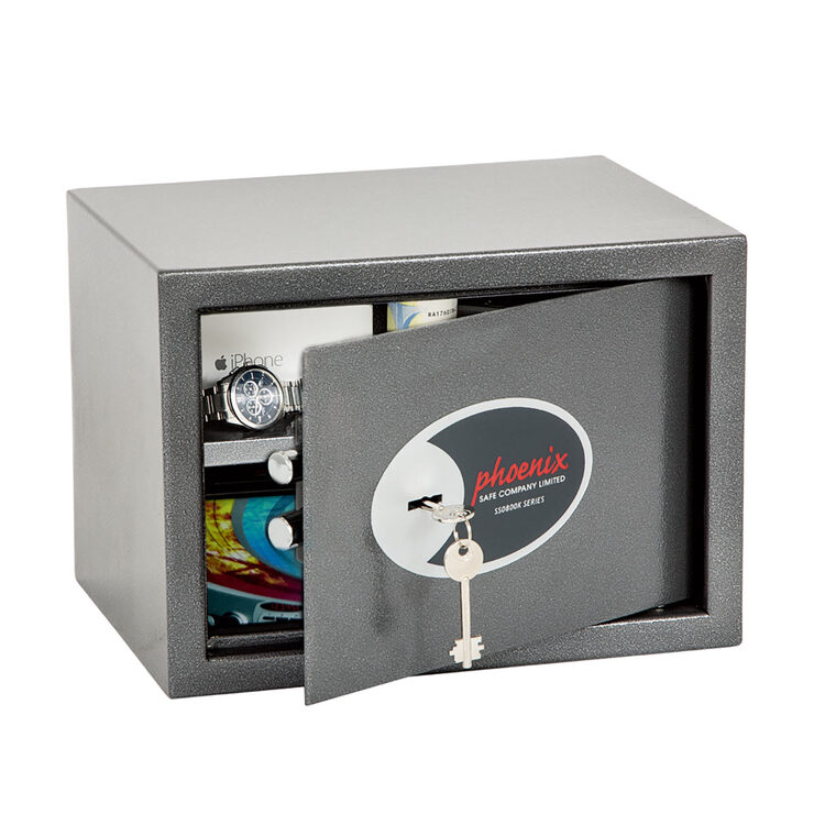 Phoenix Vela Home and Office SS0802K Security Safe with Key Lock, 17 ...