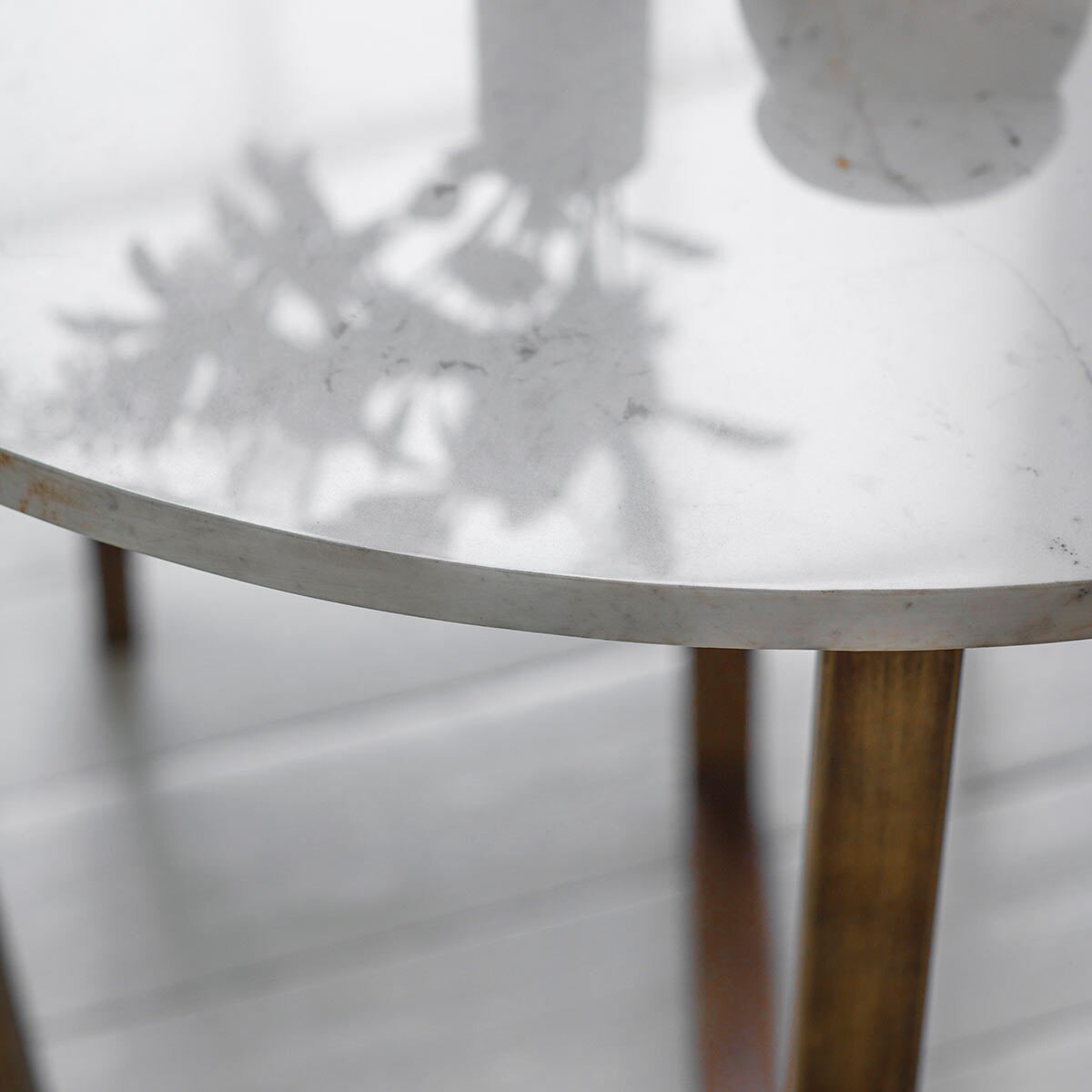 Cleo White Marble Dining Table | Costco UK