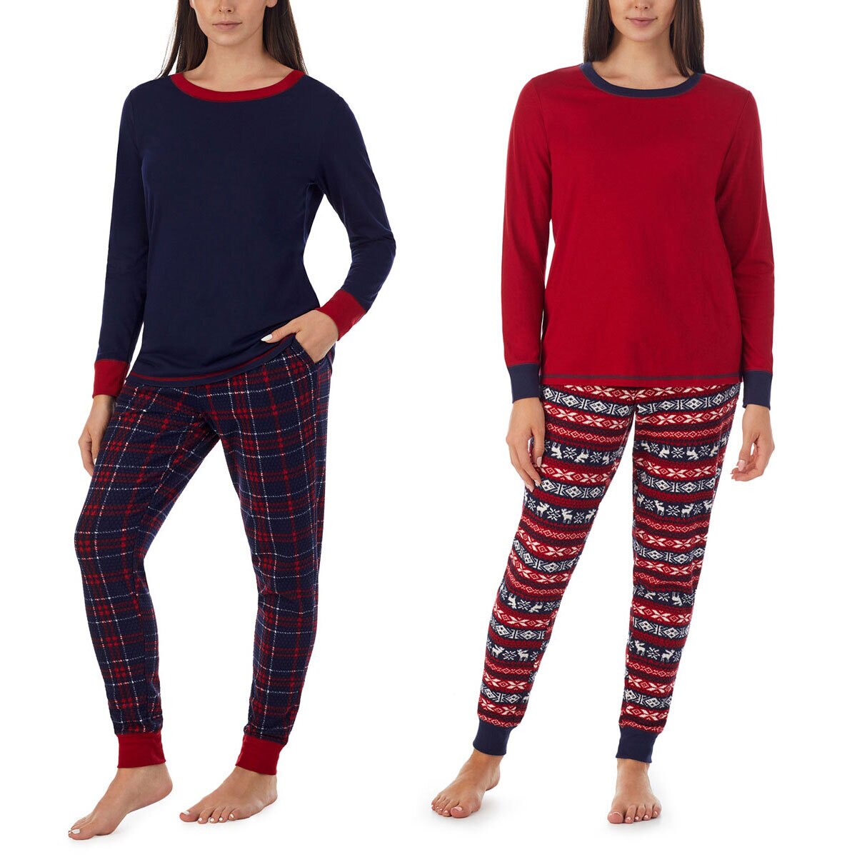 Weatherproof Women's Family Pyjama Set in 2 Colours and 5...