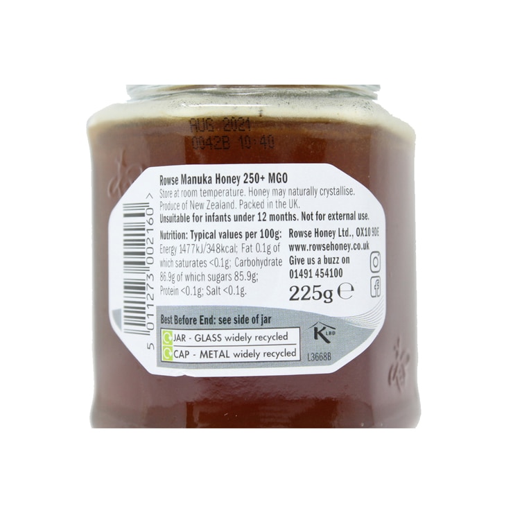 Rowse Manuka Honey, 250+ MGO, 225g | Costco UK