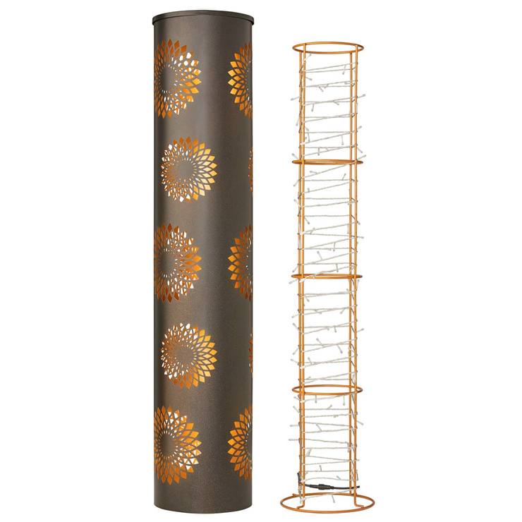 Outdoor 54" (137cm) Steel LED Lit Patio Pillar | Costco UK