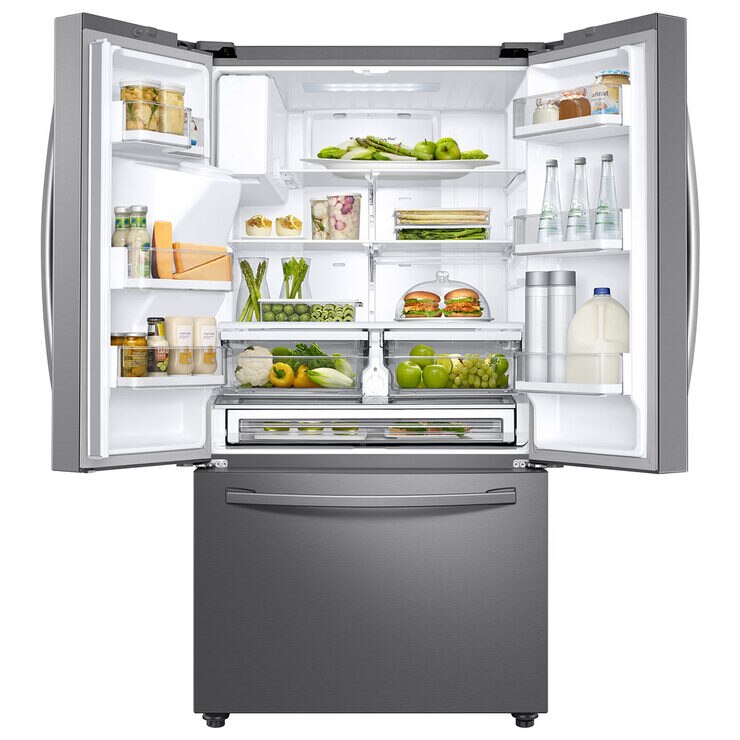 Samsung RF23R62E3SR/EU, Multidoor Fridge Freezer F Rated in Silver ...
